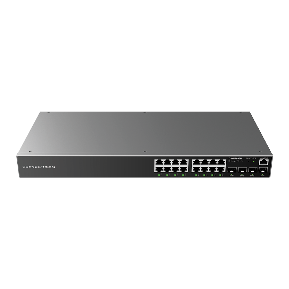 Grandstream GWN7802P Enterprise Layer 2+ Managed PoE Network Switch ...